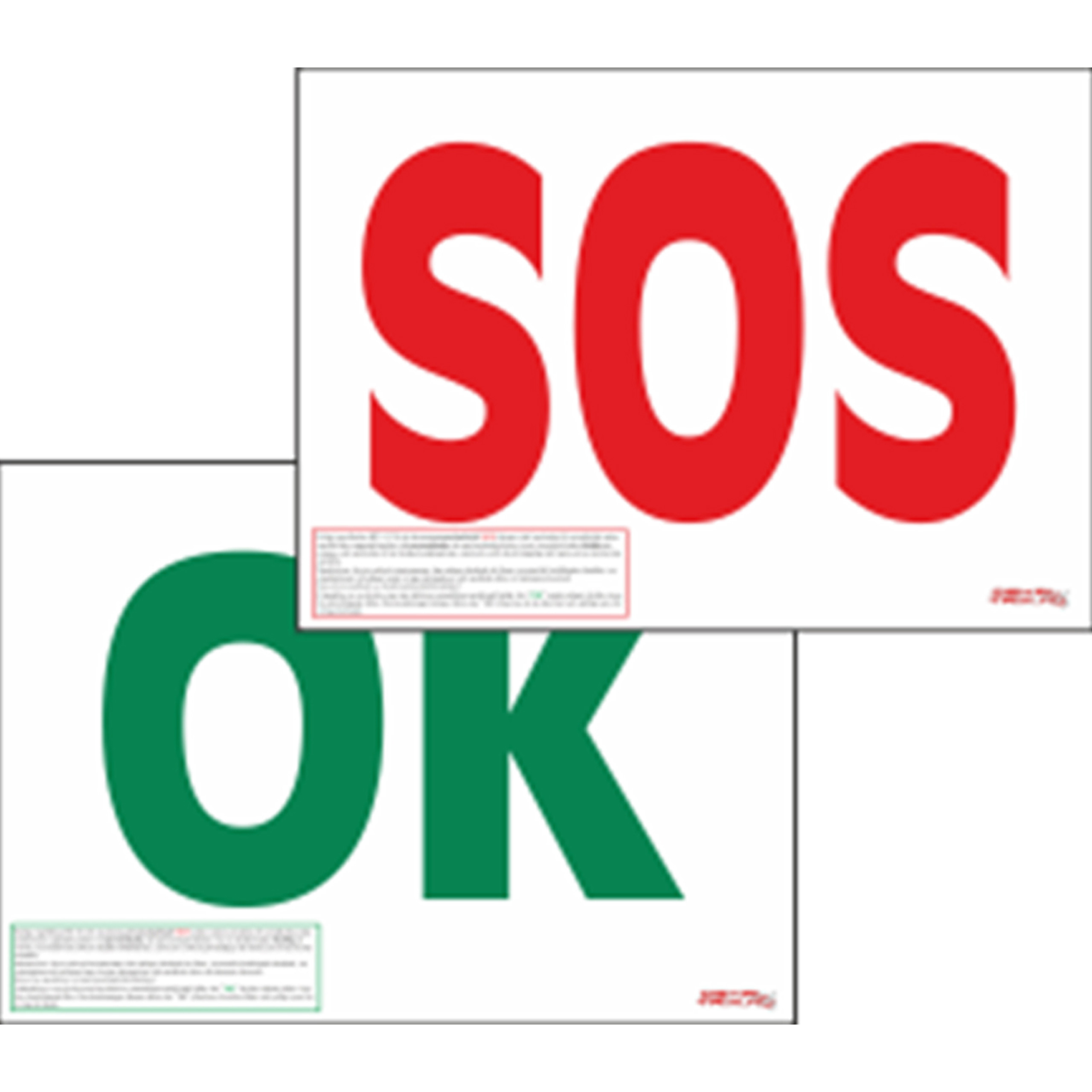 SOS-skylt Rally A3 | Motorsportshop